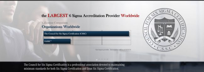 CSSC vs IASSC Comparison Worldwide - The Council for Six Sigma ...