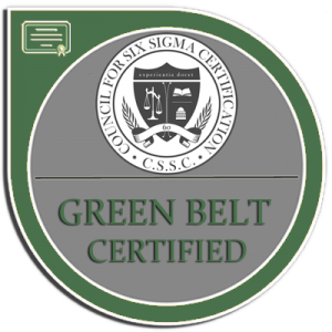 Shareable Digital Badge - Green Belt - The Council for Six Sigma ...