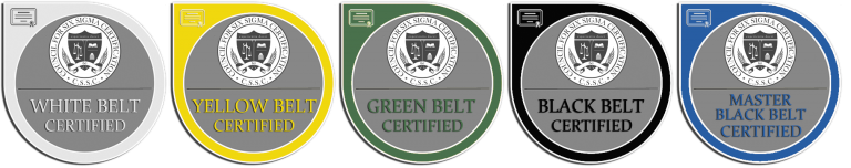 Six Sigma Badges - The Council for Six Sigma Certification